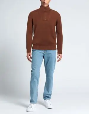 FILIPPO DE LAURENTIIS Merino Wool Turtleneck - Brown