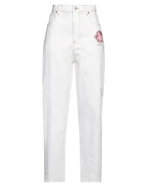 Marni Cotton-elastane Tapered Jeans With Leather Detail