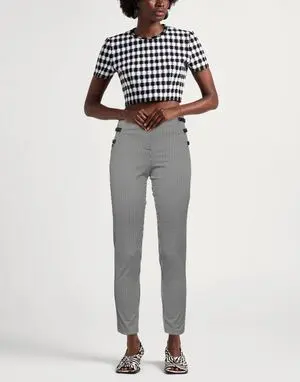 CRISTINAEFFE Houndstooth Straight-leg Pants With Strap Detailing