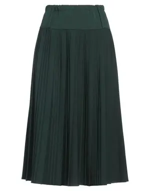 VICOLO Midi Pleated Skirt - Green