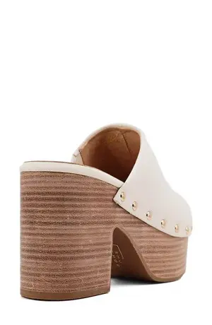 SHU SHOP Gigi Platform Clogs - Bone