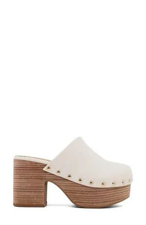 SHU SHOP Gigi Platform Clogs - Bone