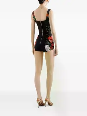 Dolce & Gabbana Floral-print Thigh-length Shorts
