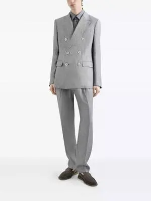 Dolce & Gabbana Drawstring Pleated Trousers - Grey