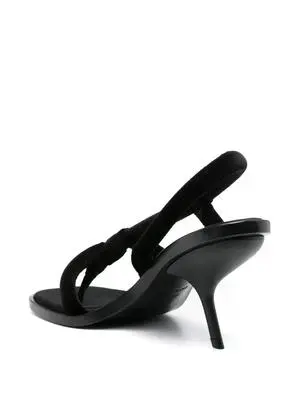 FERRAGAMO 85mm Velvet Sandals