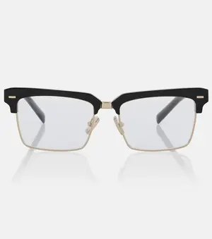 Miu Miu Square Frame Glasses - Black
