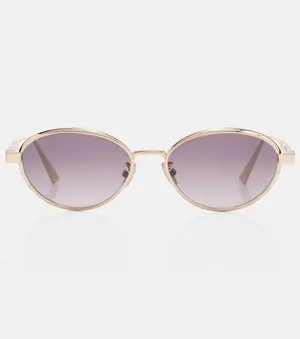 Dior Diorcannage R1u Oval Sunglasses - Gold