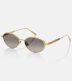 Dior Diorcannage R1u Oval Sunglasses - Gold