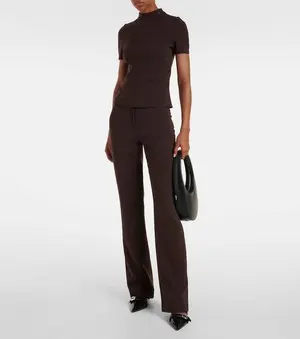 COURREGES High-rise Flared Trousers