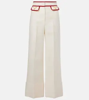 Valentino Garavani Wide Leg Pants For Women