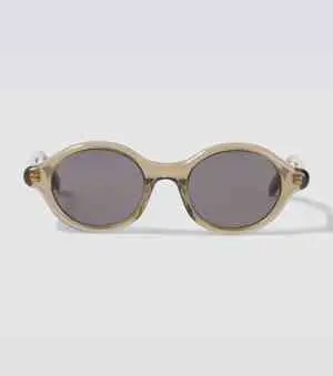 Loewe Epsilon Slim Round Sunglasses - Green