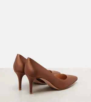 GIANVITO ROSSI 70 Crêpe Satin Pumps