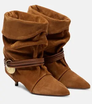 Isabel Marant Étoile Edrika Suede Ankle Boots - Brown
