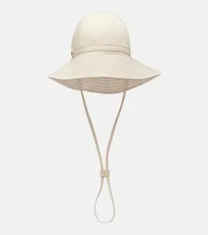 Chloé Cotton-blend Bucket Hat - Beige