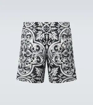 Dolce & Gabbana Majolica Swim Trunks
