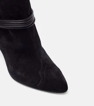 Isabel Marant Étoile Dytho Suede Ankle Boots - Black