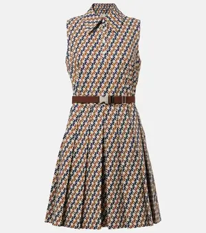 Tory Burch Pleated Printed Tennis Dress