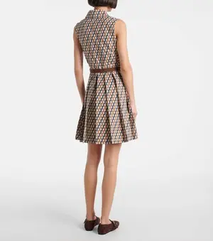 Tory Burch Pleated Printed Tennis Dress