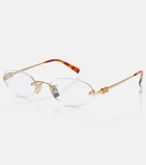 Miu Miu Oval Eyeglasses