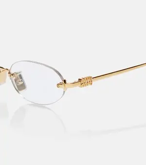 Miu Miu Oval Eyeglasses