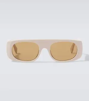 Fendi Oval Sunglasses - Beige