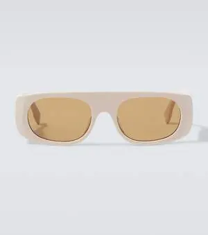 Fendi Oval Sunglasses - Beige