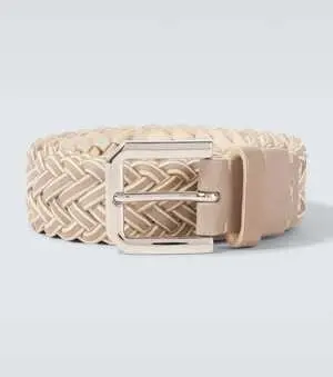 Brunello Cucinelli Braided Suede Belt