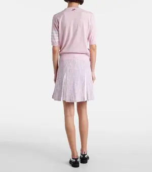 Thom Browne 4-bar Wool Sweater - Pink