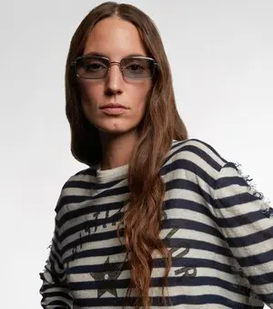 Dior Diorcannage S2u Rectangular Sunglasses - Silver