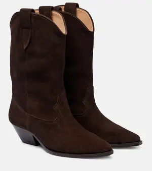 Isabel Marant Étoile Duerto Suede Ankle Boots - Brown