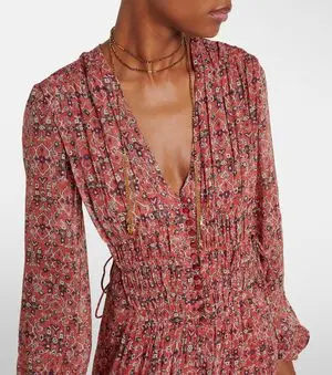 MARANT ETOILE Brianega Maxi Dress - Orange