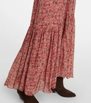 MARANT ETOILE Brianega Maxi Dress - Orange