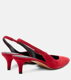 Isabel Marant Padim Suede Slingback Pumps