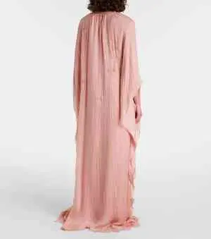 MARMAR HALIM Embellished Silk Kaftan
