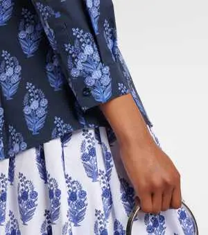 Carolina Herrera Icon Floral Cotton-blend Shirt