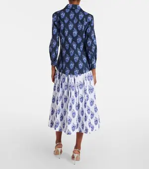 Carolina Herrera Icon Floral Cotton-blend Shirt