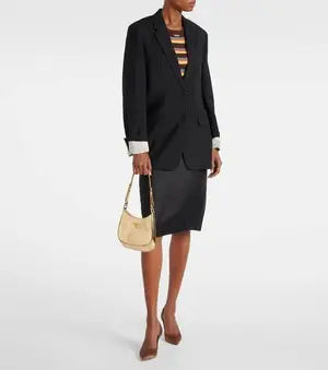 GIANVITO ROSSI 70 Crepe Satin Pumps
