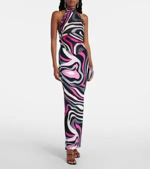 Emilio Pucci Marmo High-rise Maxi Skirt