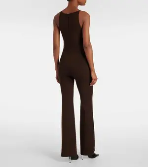 COURREGES Logo Jumpsuit - Brown