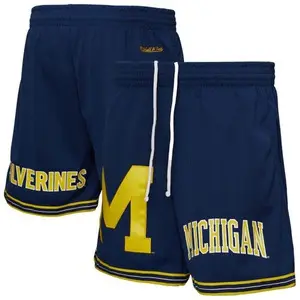 Mitchell & Ness Michigan Wolverines Team Origins Mesh Shorts