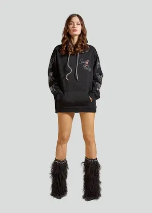 SPARKL Fairy Dream Sparkle Hoodie Black