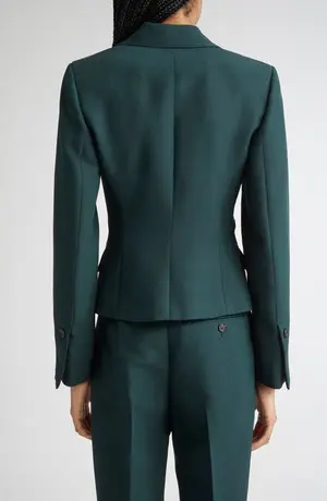 FERRAGAMO One-button Cropped Blazer