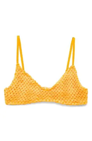 Mango Crochet Bikini Top
