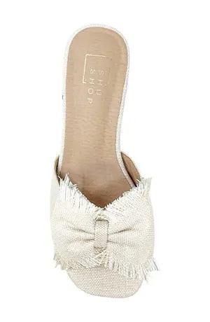 SHU SHOP Francesca Block Heel Sandal - Bone