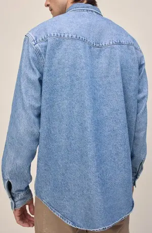 Warp + Weft Det Denim Button-up Shirt