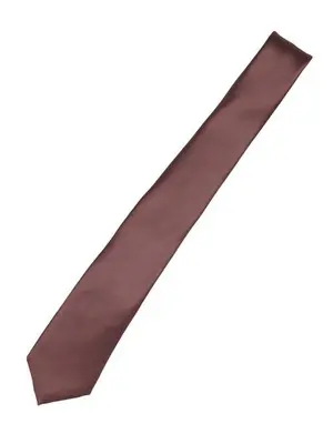 BROOKLYN BRIGADE Solid Satin Tie - Dark Mauve