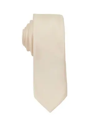 BROOKLYN BRIGADE Satin Standard Neck Tie Champagne