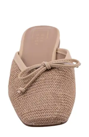 SHU SHOP Andrea Slide Flat - Natural Woven