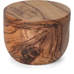 BERARD France Olive Wood Salt Keeper - Brown