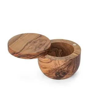 BERARD France Olive Wood Salt Keeper